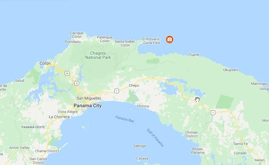 San Blas Mexico Map Delineation Of The Boundaries Of San Blas Basin,